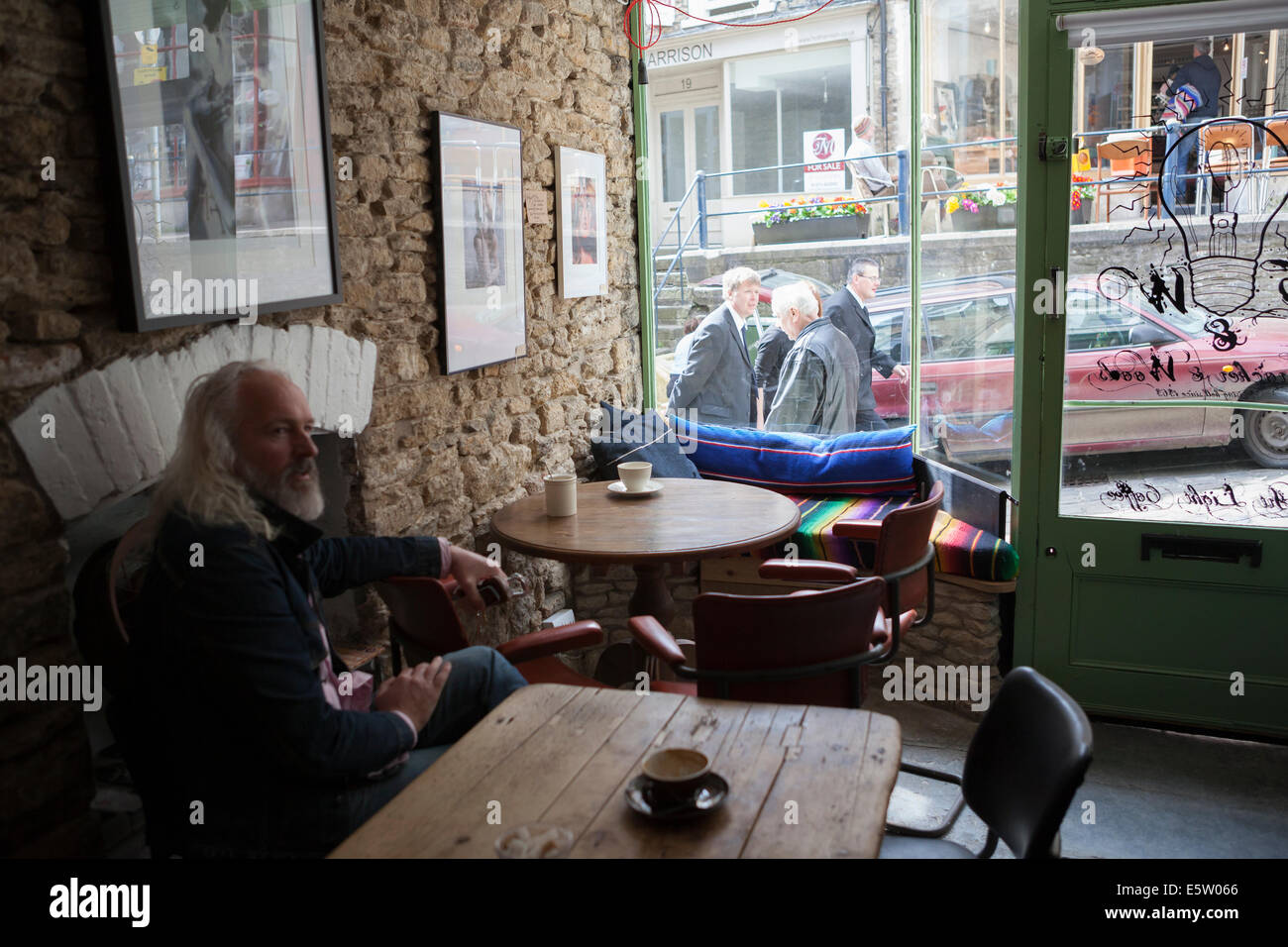 Crocker and Woods coffee shop on St Catherine Hill in Frome, Somerset ...