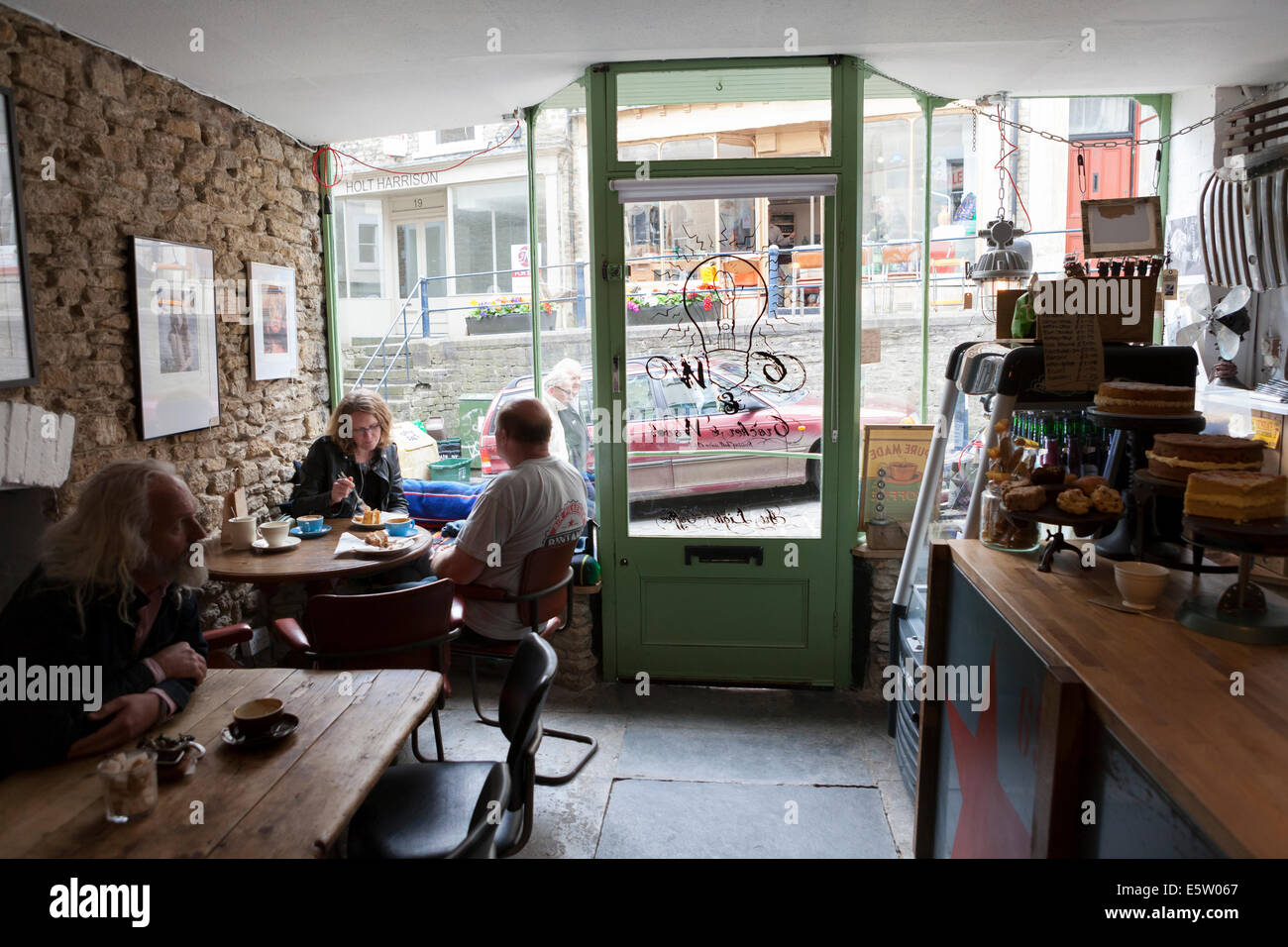 Crocker and Woods coffee shop on St Catherine Hill in Frome, Somerset ...