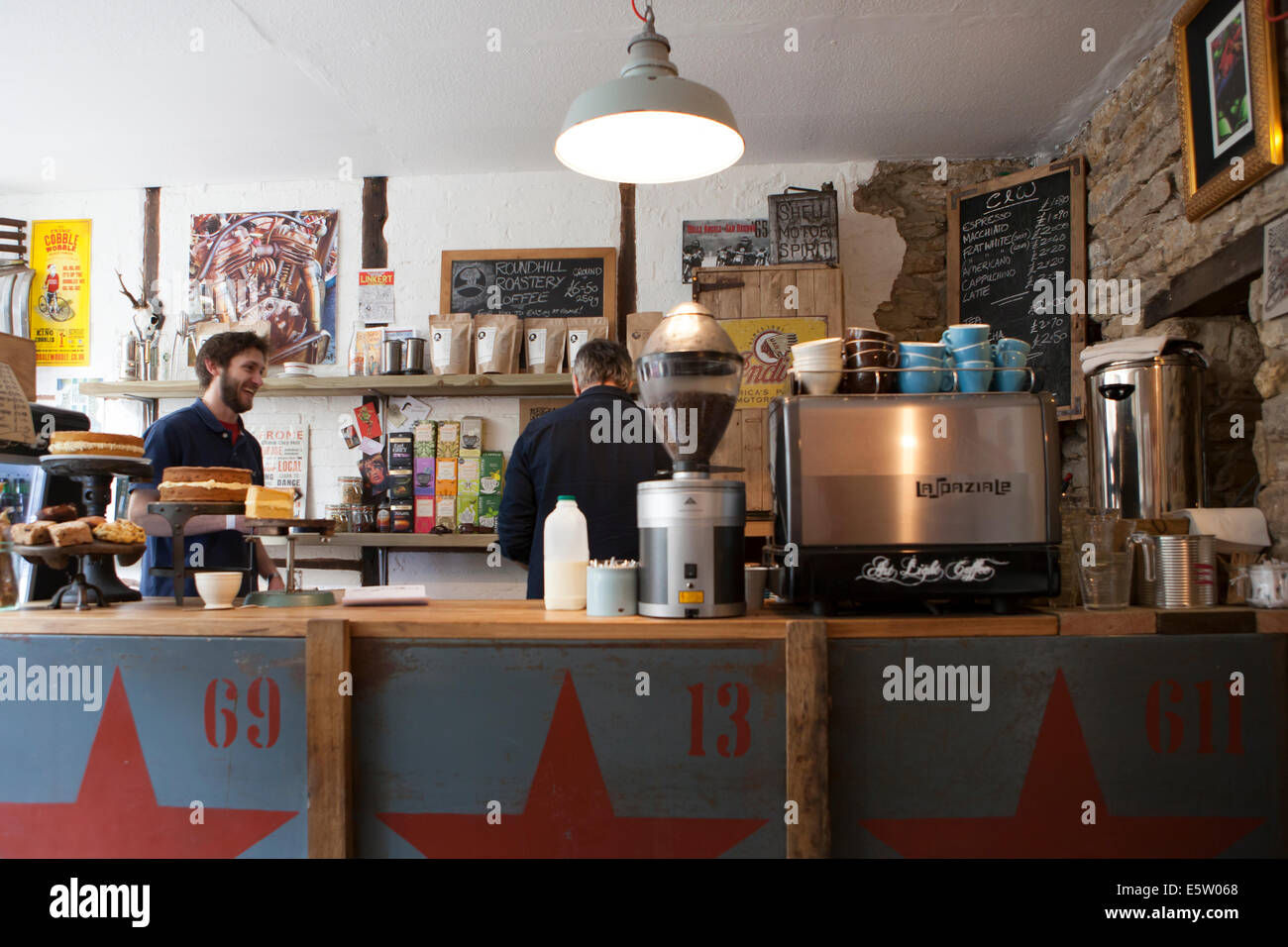 Crocker and Woods coffee shop on St Catherine Hill in Frome, Somerset ...