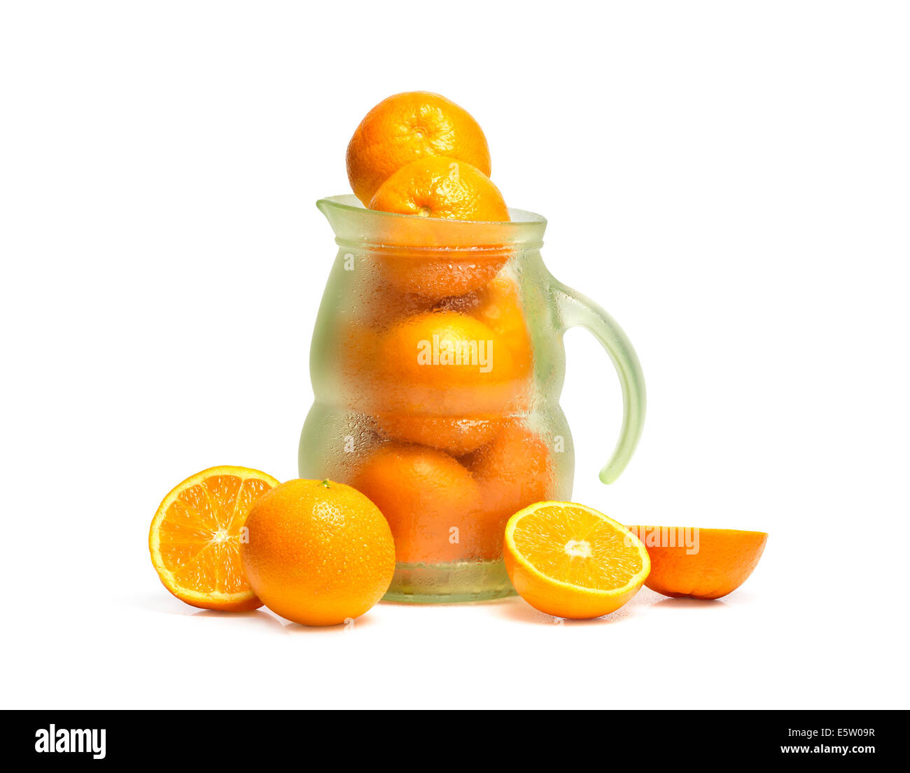 Jug orange juice fresh Cut Out Stock Images & Pictures - Alamy