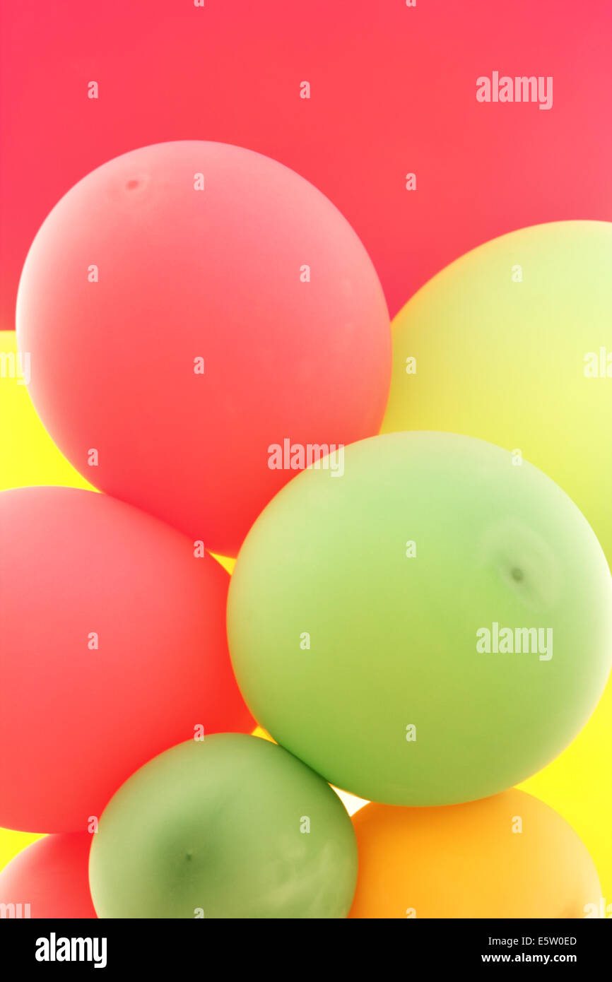 Colorful balloons, may be used as background Stock Photo - Alamy