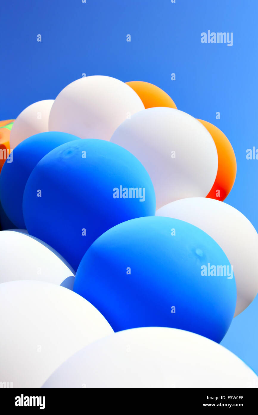 Colorful balloons in sky hi-res stock photography and images - Alamy