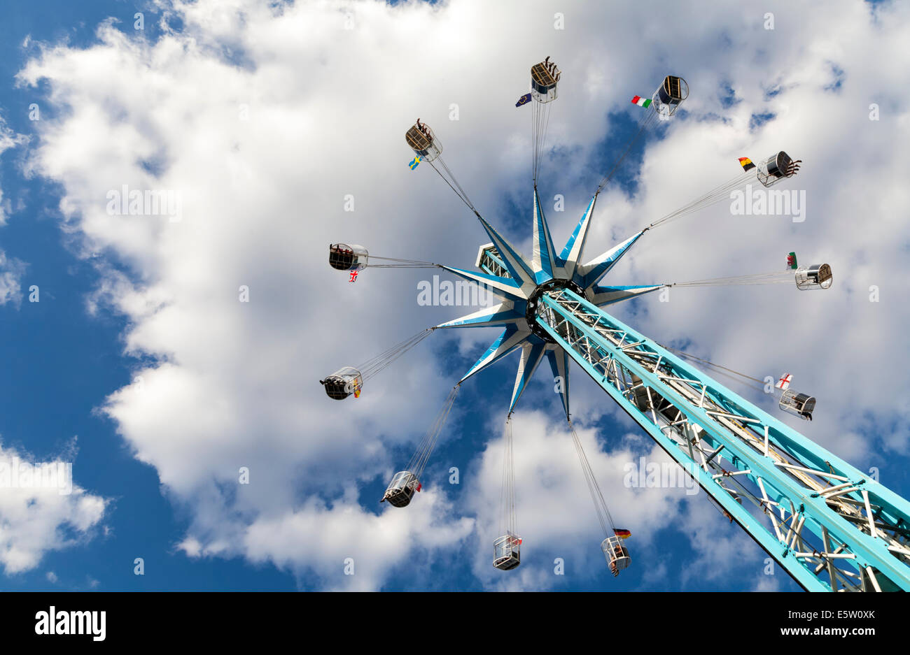 The 60-metre Star Flyer tower ride, an attraction at Wunderground ...