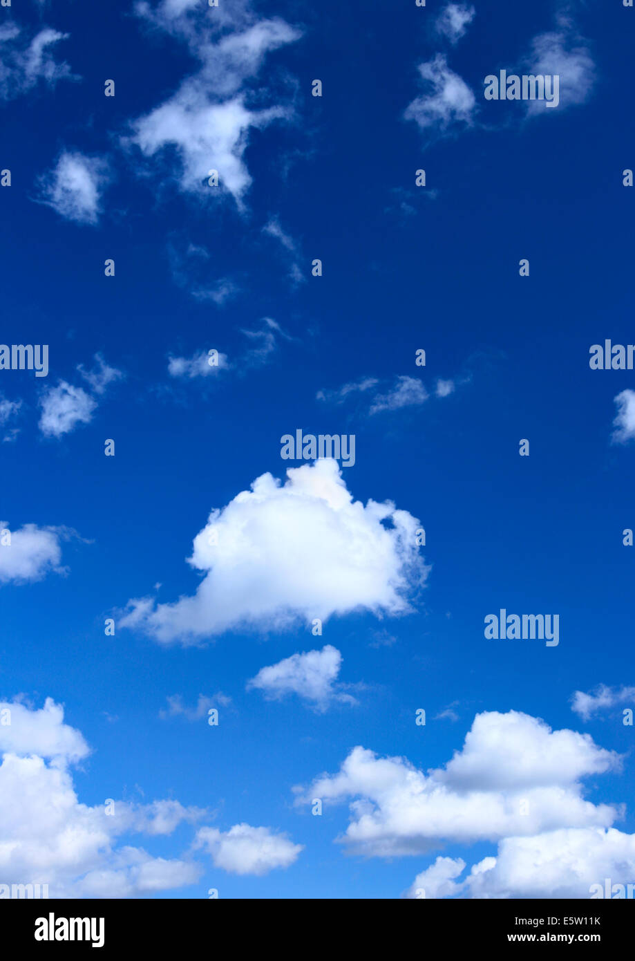 Deep blue sky and clouds, may be used as background Stock Photo - Alamy