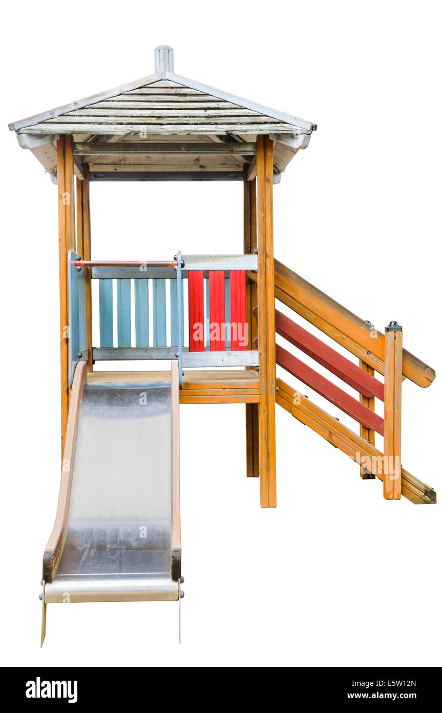 Playground equipment Cut Out Stock Images & Pictures - Alamy
