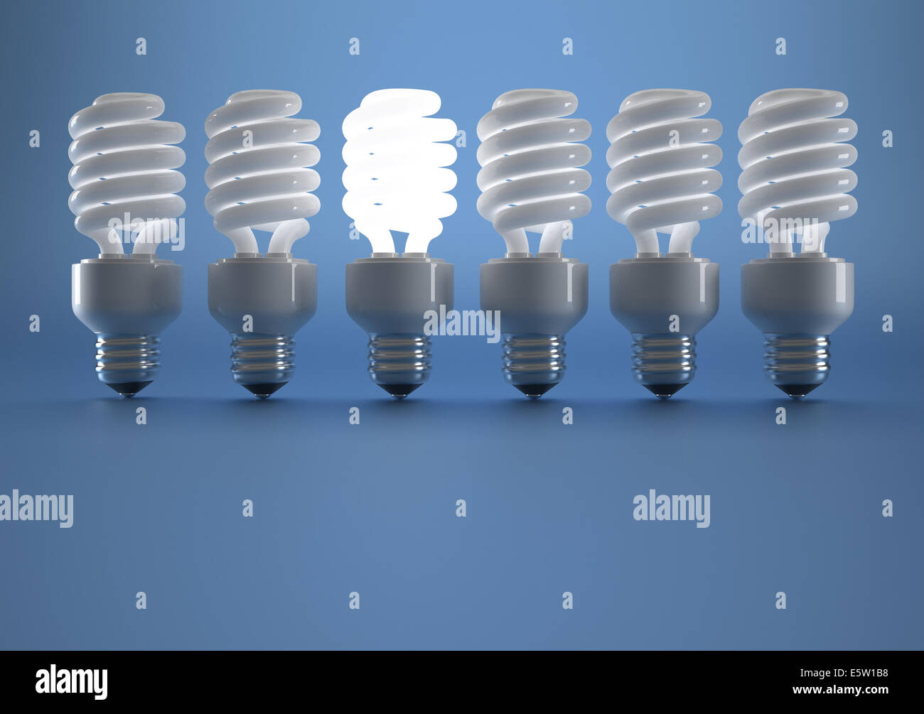 Lit light bulb row hi-res stock photography and images - Alamy