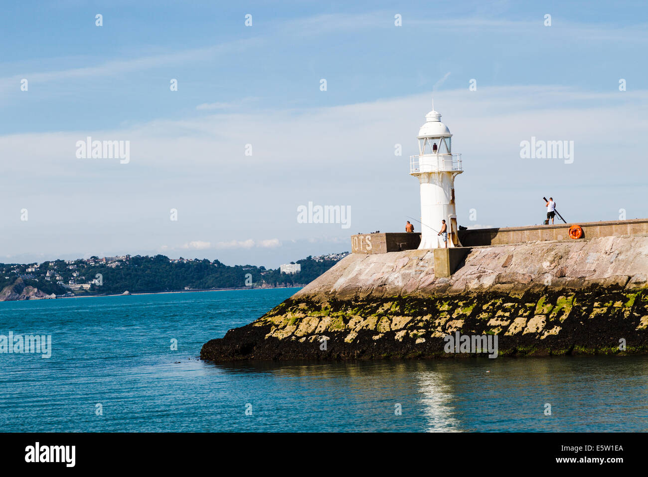 Family Holiday photographs of Toruay and Devon in England UK Stock ...
