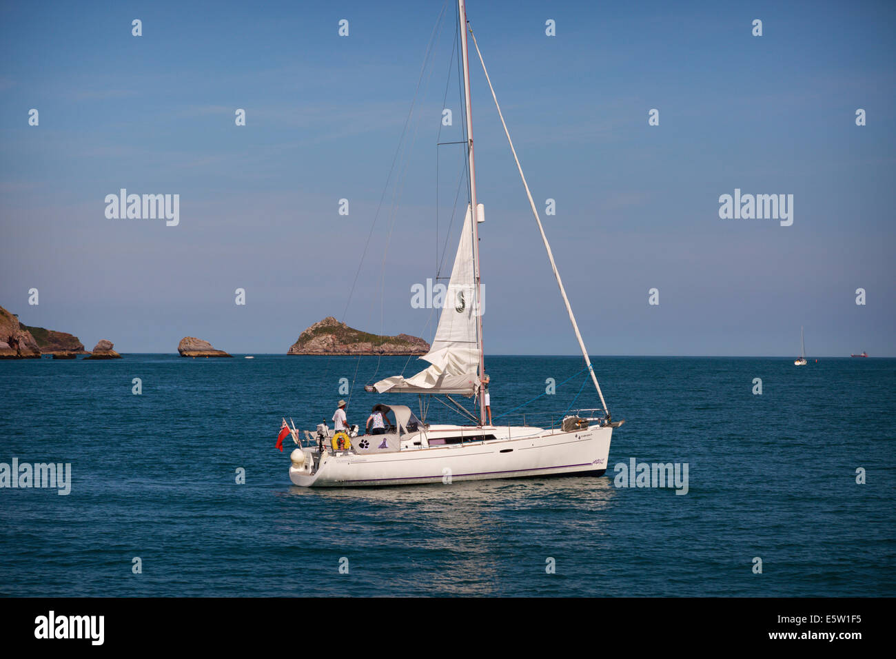 Family Holiday photographs of Toruay and Devon in England UK Stock ...
