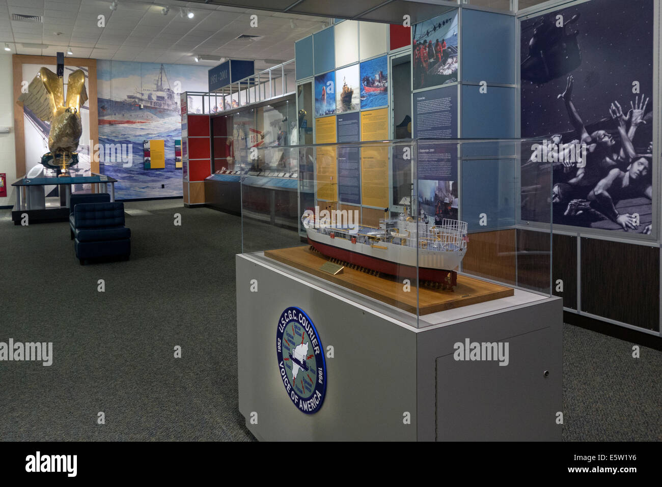 United States Coast Guard museum in New London CT Stock Photo - Alamy