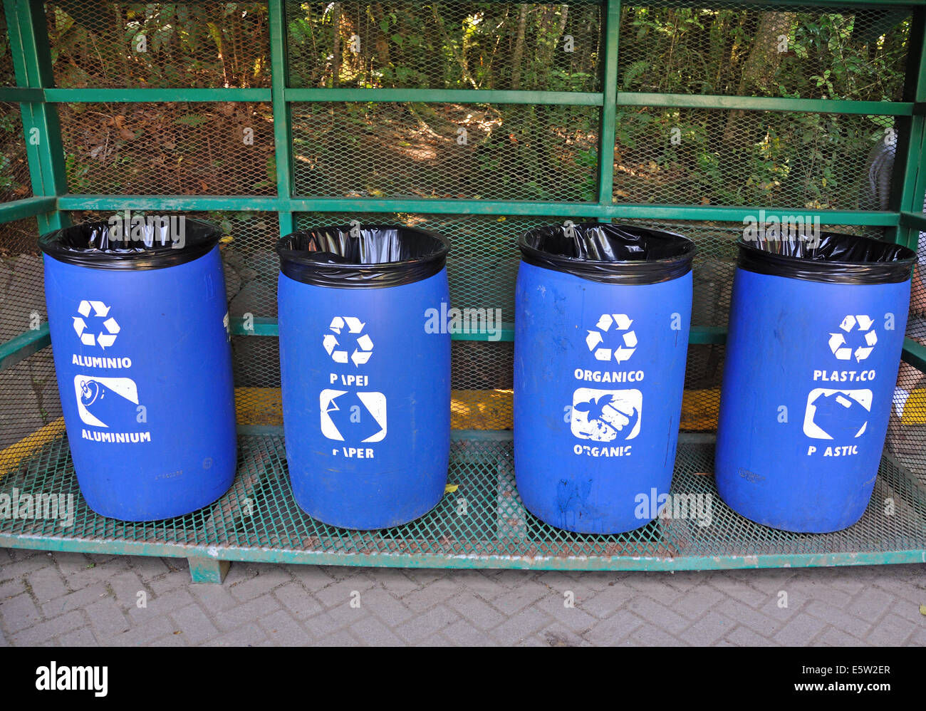 Dome recycling bins hi-res stock photography and images - Alamy