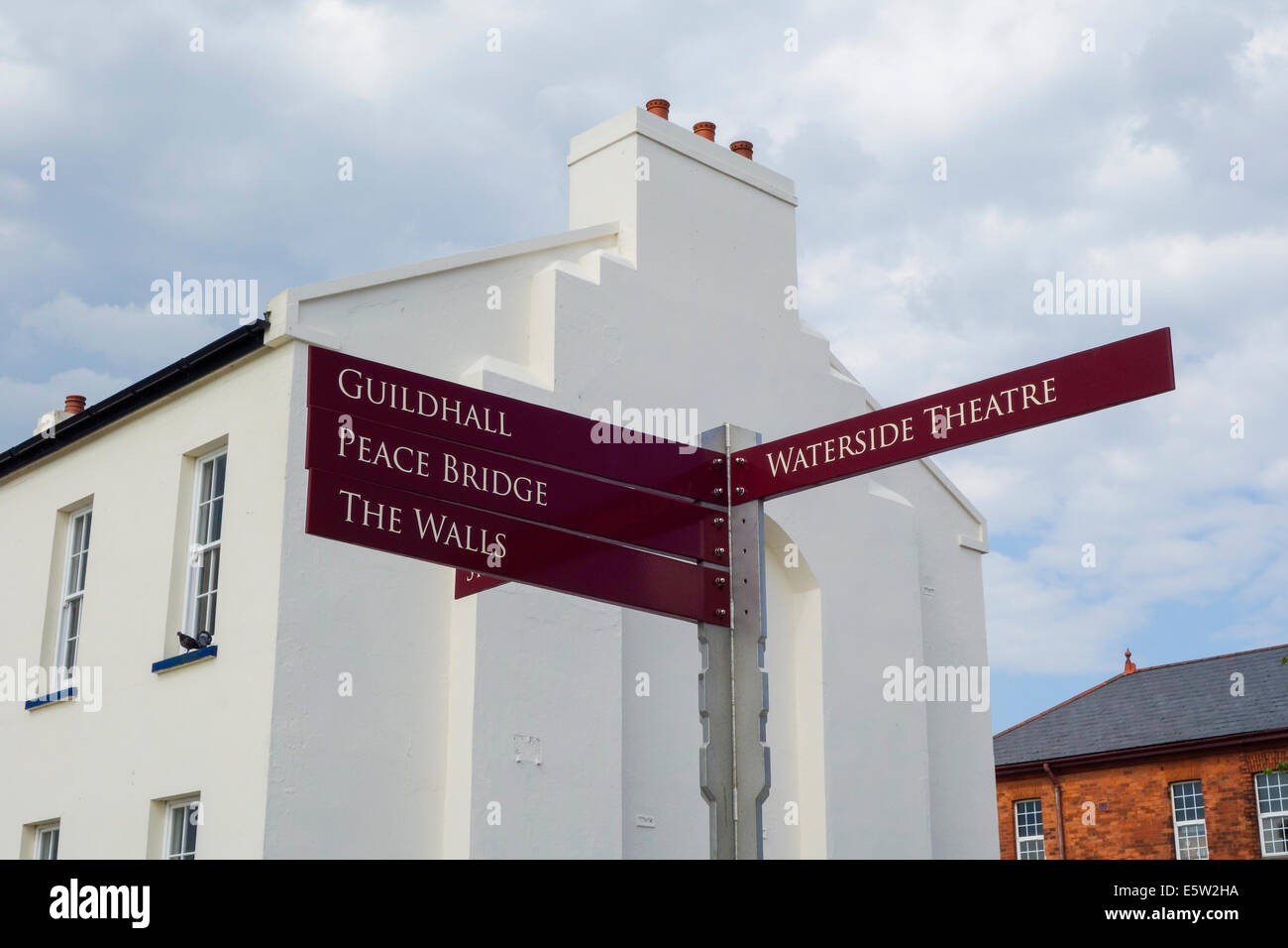 Sign ebrington barracks hi-res stock photography and images - Alamy