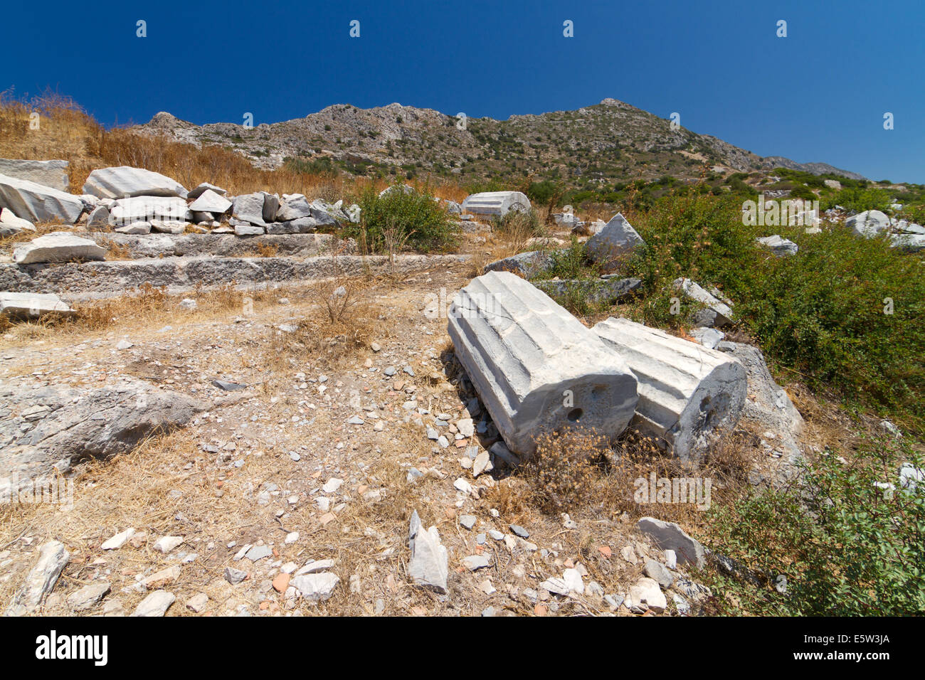 Ruins of Knidos, Datca, Turkey Stock Photo - Alamy