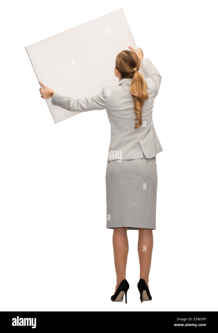 From back view woman in Cut Out Stock Images & Pictures - Alamy