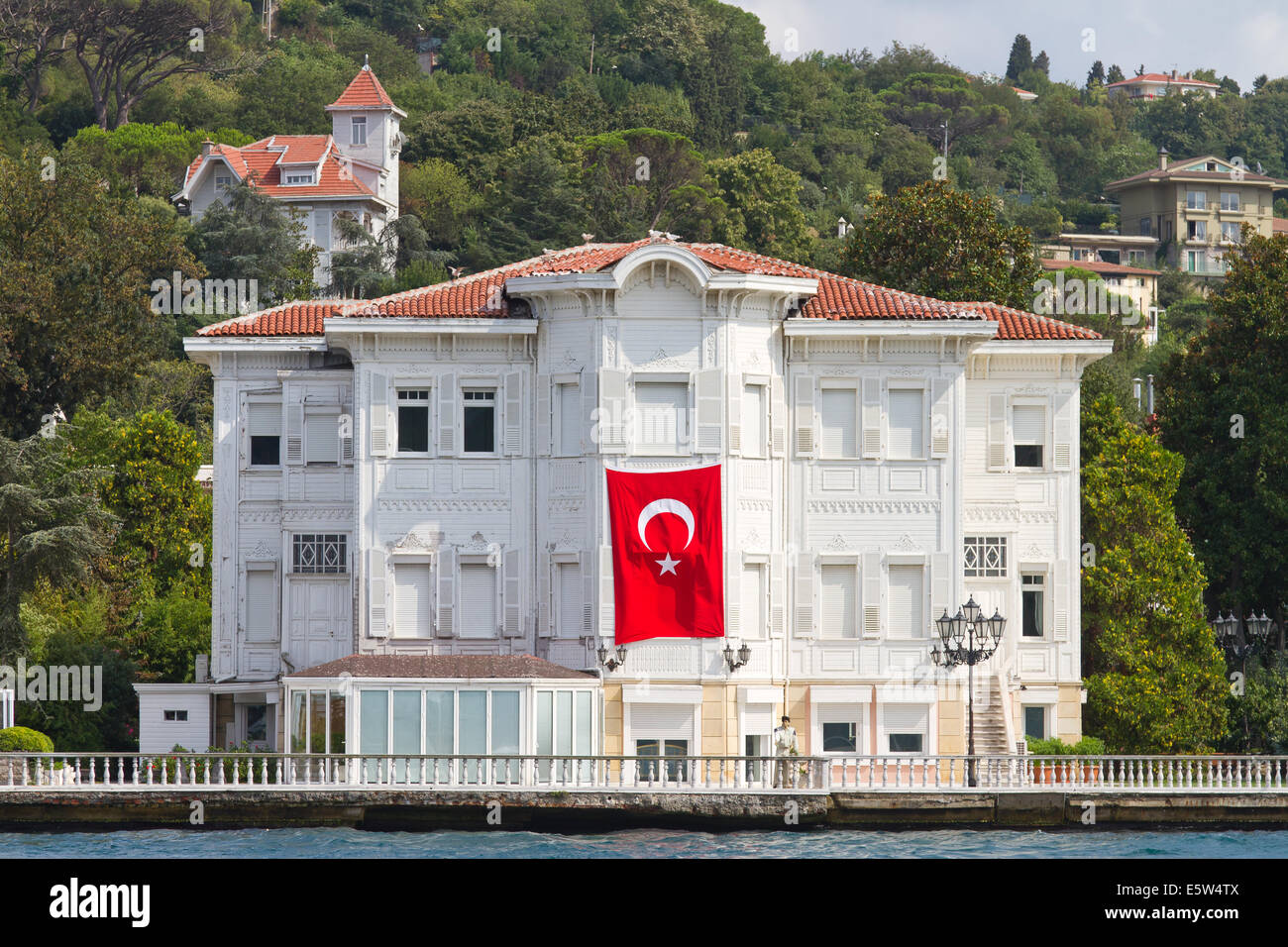 Building in Bosphorus Strait, Istanbul Stock Photo - Alamy