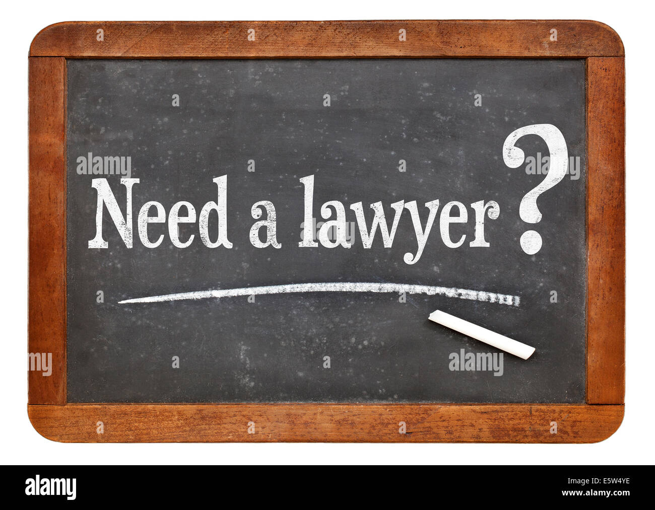 need a lawyer question on a vintage slate blackboard - a legal concept ...