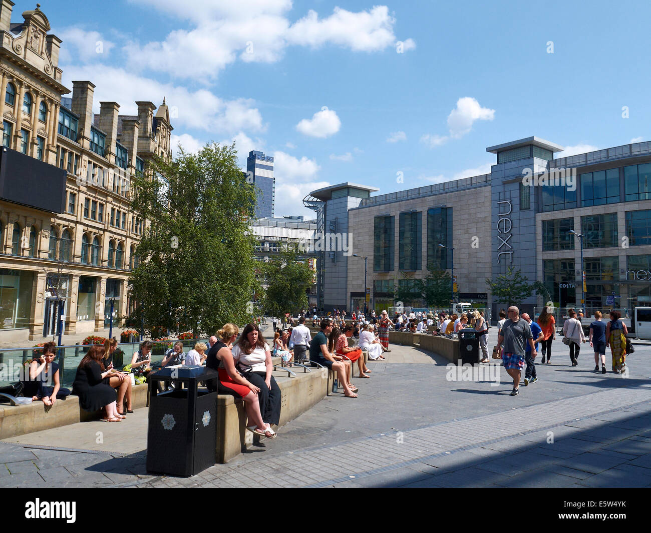 Exchange Square in Manchester UK Stock Photo - Alamy