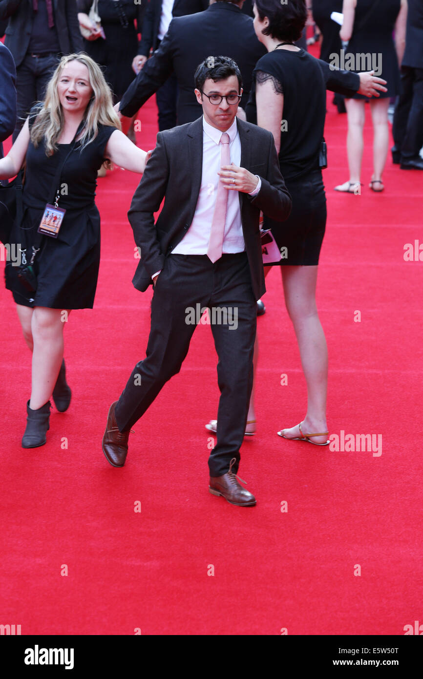 London, UK. 5th Aug, 2014. Simon Bird attends The World Premiere of The ...