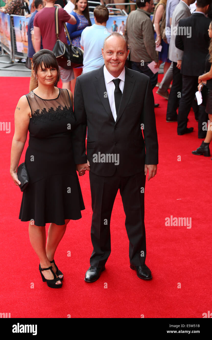 London, UK. 5th Aug, 2014. David Schaal attends The World Premiere of ...