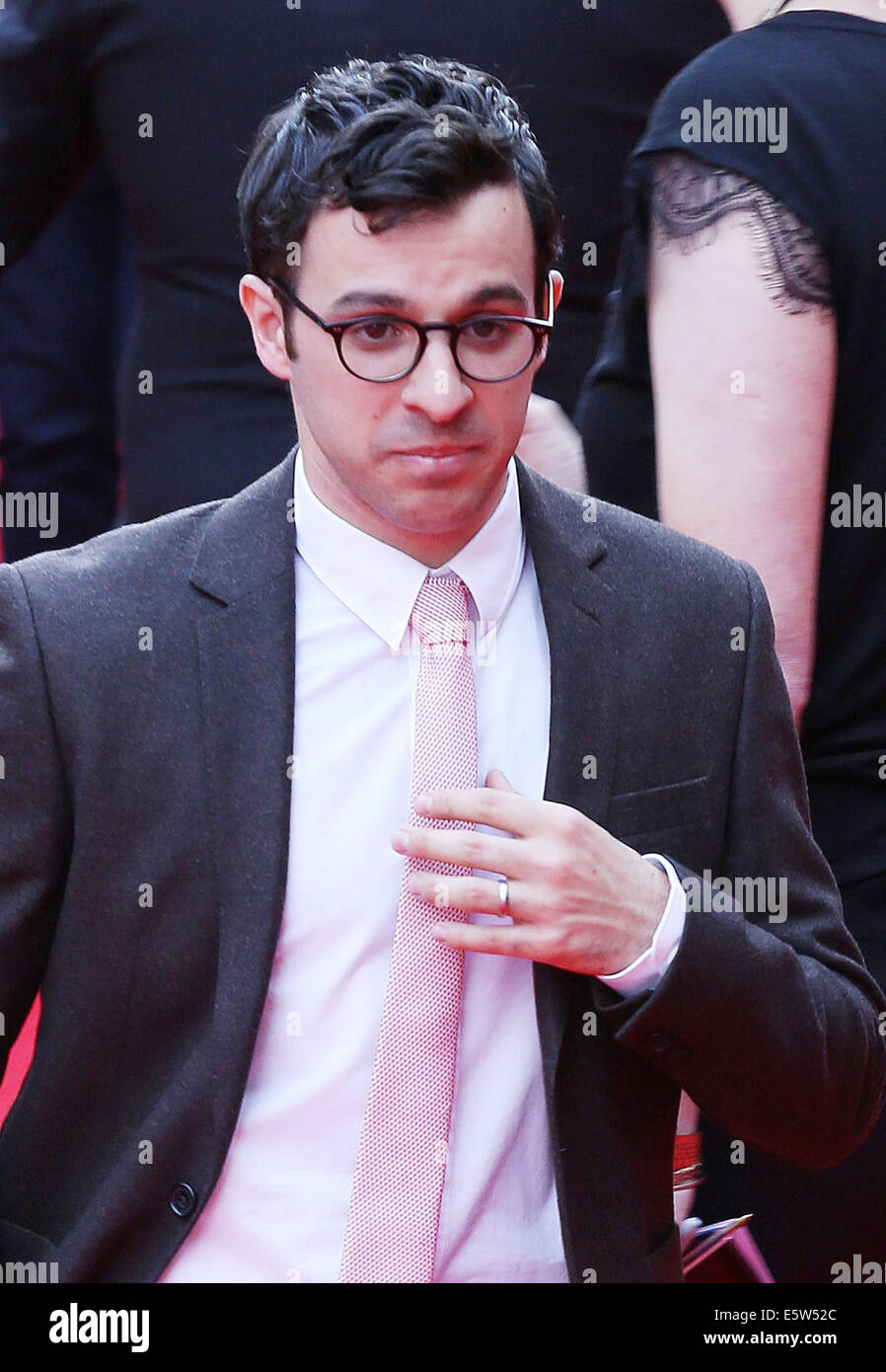 London, UK. 5th Aug, 2014. Simon Bird attends The World Premiere of The ...