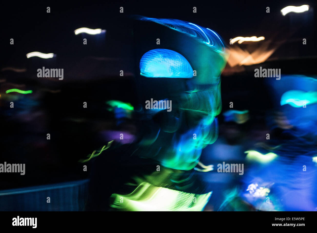 Blue face to face hi-res stock photography and images - Alamy