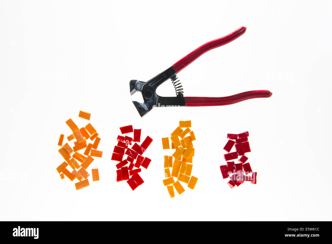 Square shape mosaic pattern Cut Out Stock Images & Pictures - Alamy