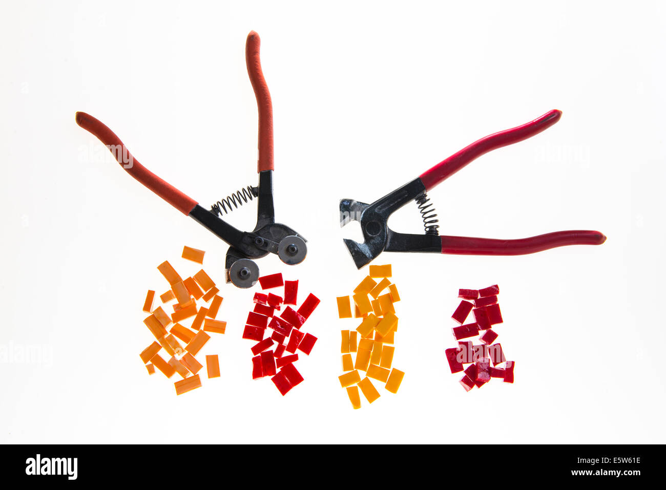 Mosaic tiles pattern Cut Out Stock Images & Pictures - Alamy