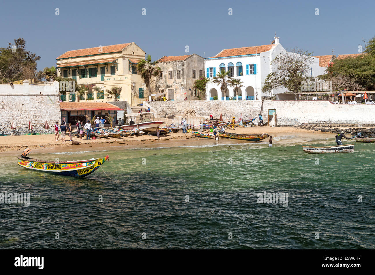 Goree Island, UNESCO site, off Dakar, Senegal Stock Photo - Alamy