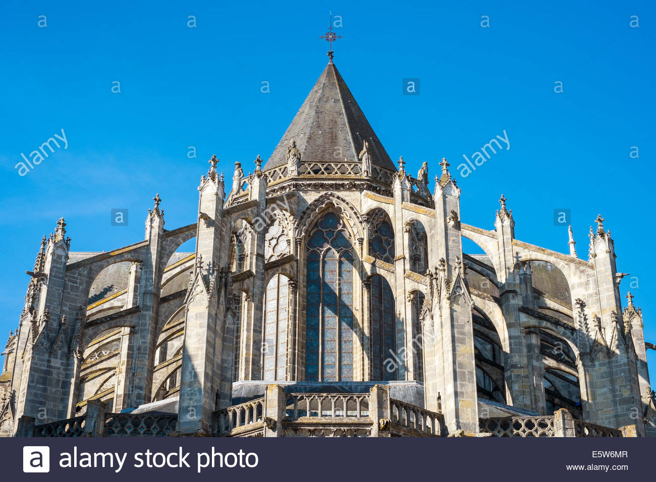 St Gatien Cathedral Tours Indre Et Loire High Resolution Stock ...