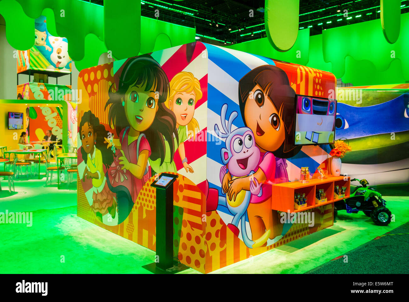 LAS VEGAS - JUNE 17 : The Nickelodeon booth at the Licensing Expo in ...