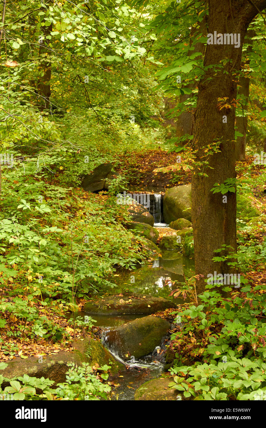 landscape with stone and river Stock Photo - Alamy