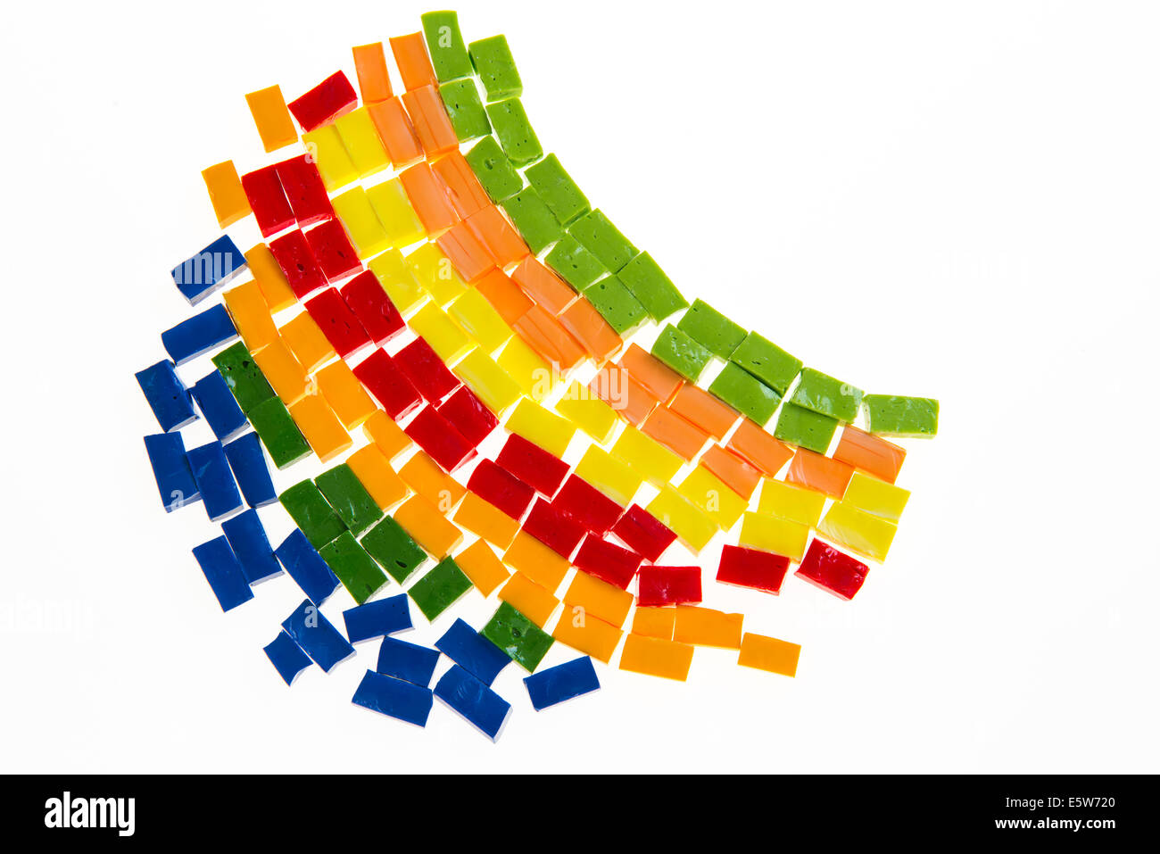 Colored mosaic tiles Stock Photo - Alamy