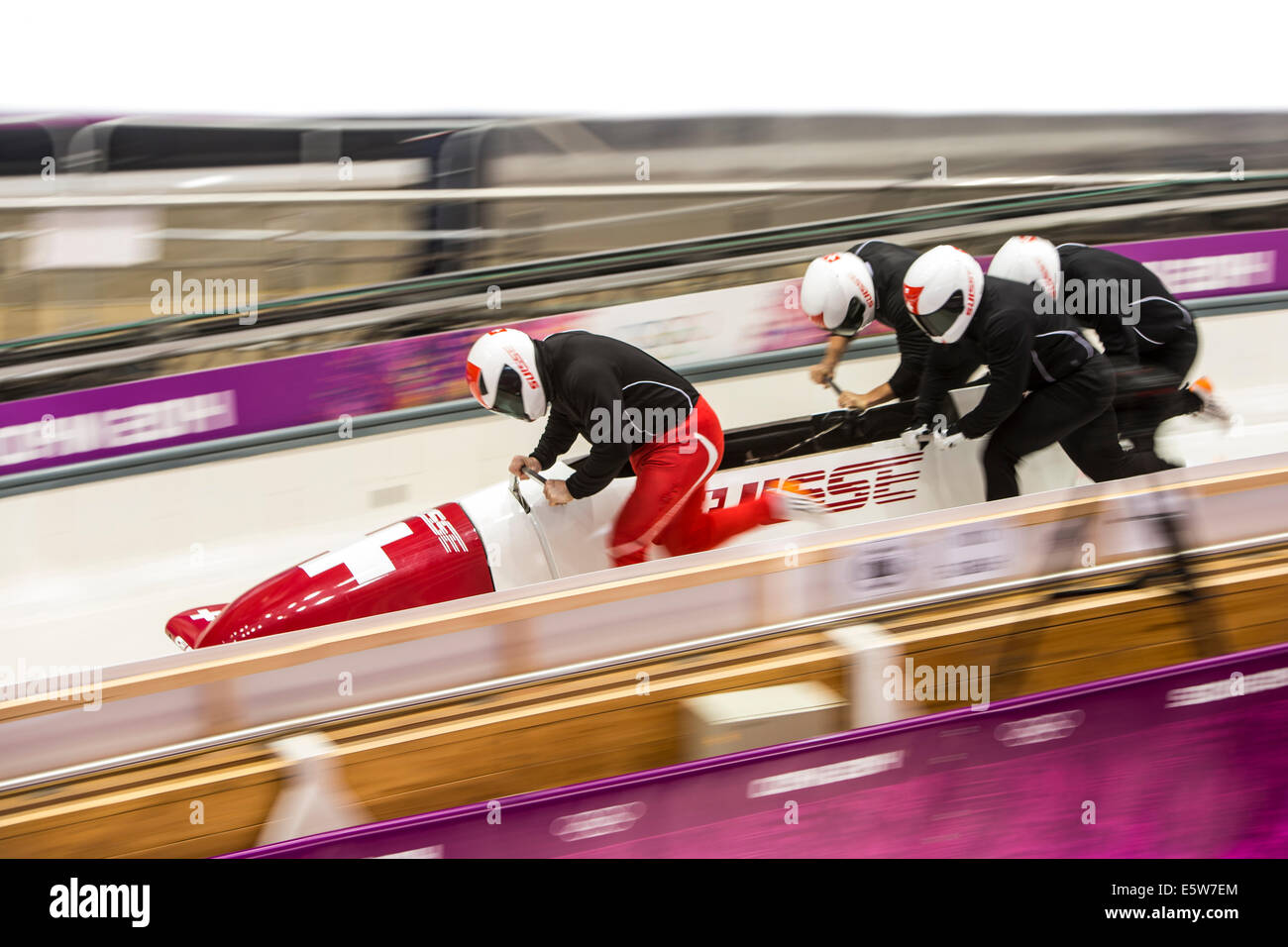 Bobsleigh Push High Resolution Stock Photography and Images - Alamy