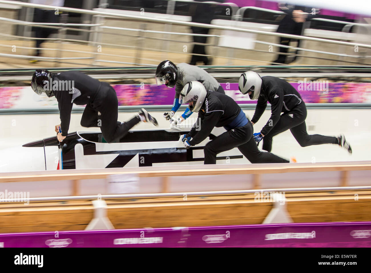 Bobsleigh Push High Resolution Stock Photography and Images - Alamy