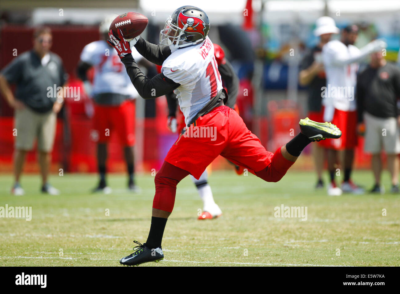 Aug. 6, 2014 - Tampa, Florida, U.S. - WILL VRAGOVIC | TIMES.Tampa Bay Buccaneers wide receiver ...