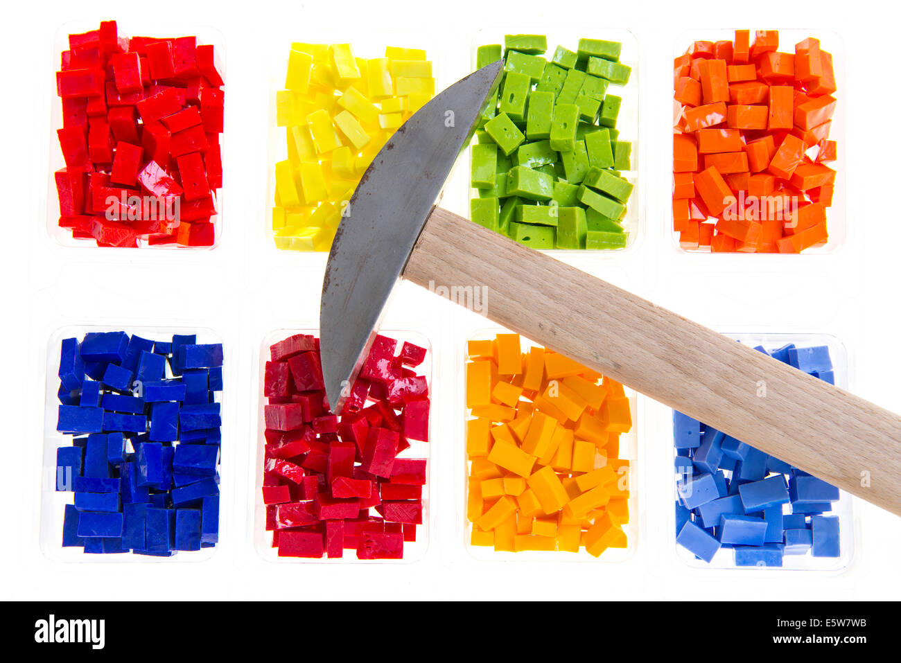 Wallpaper mosaic Cut Out Stock Images & Pictures - Alamy