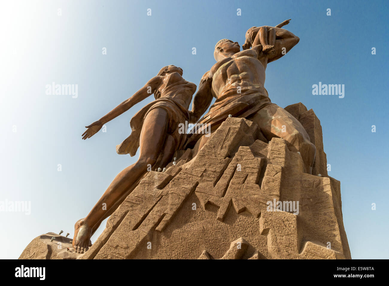 African Renaissance Monument, Dakar, Senegal in commemoration to ...