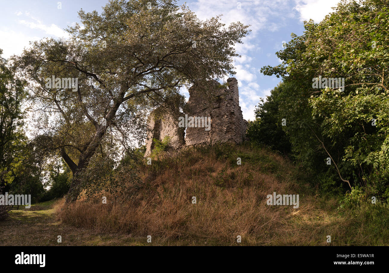 Corner remains of 12th century Norman castle Sutton Valence castle on ...