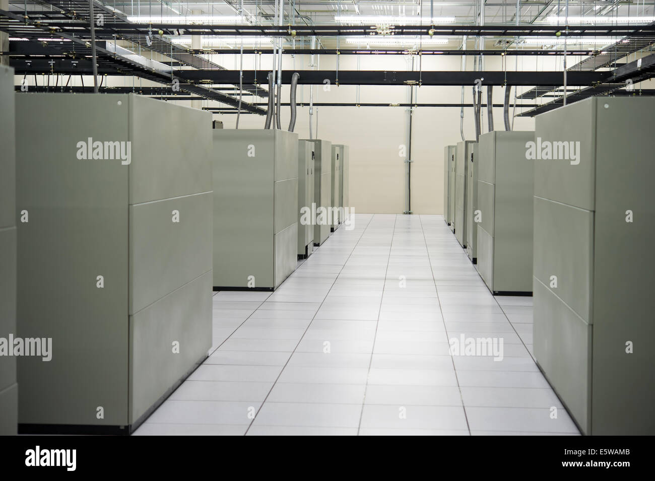 Interior of a Data Center Stock Photo - Alamy