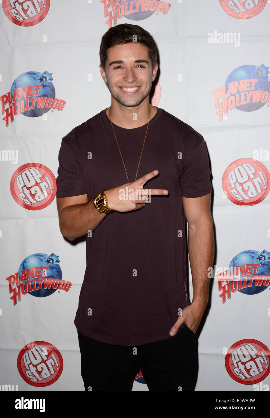 New York, NY, USA. 6th Aug, 2014. Jake Miller at a public appearance ...