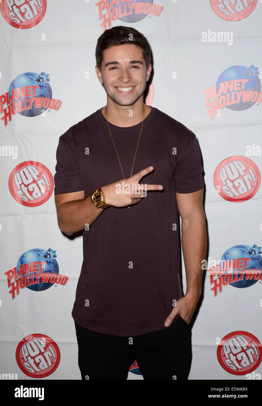 New York, NY, USA. 6th Aug, 2014. Jake Miller at a public appearance ...