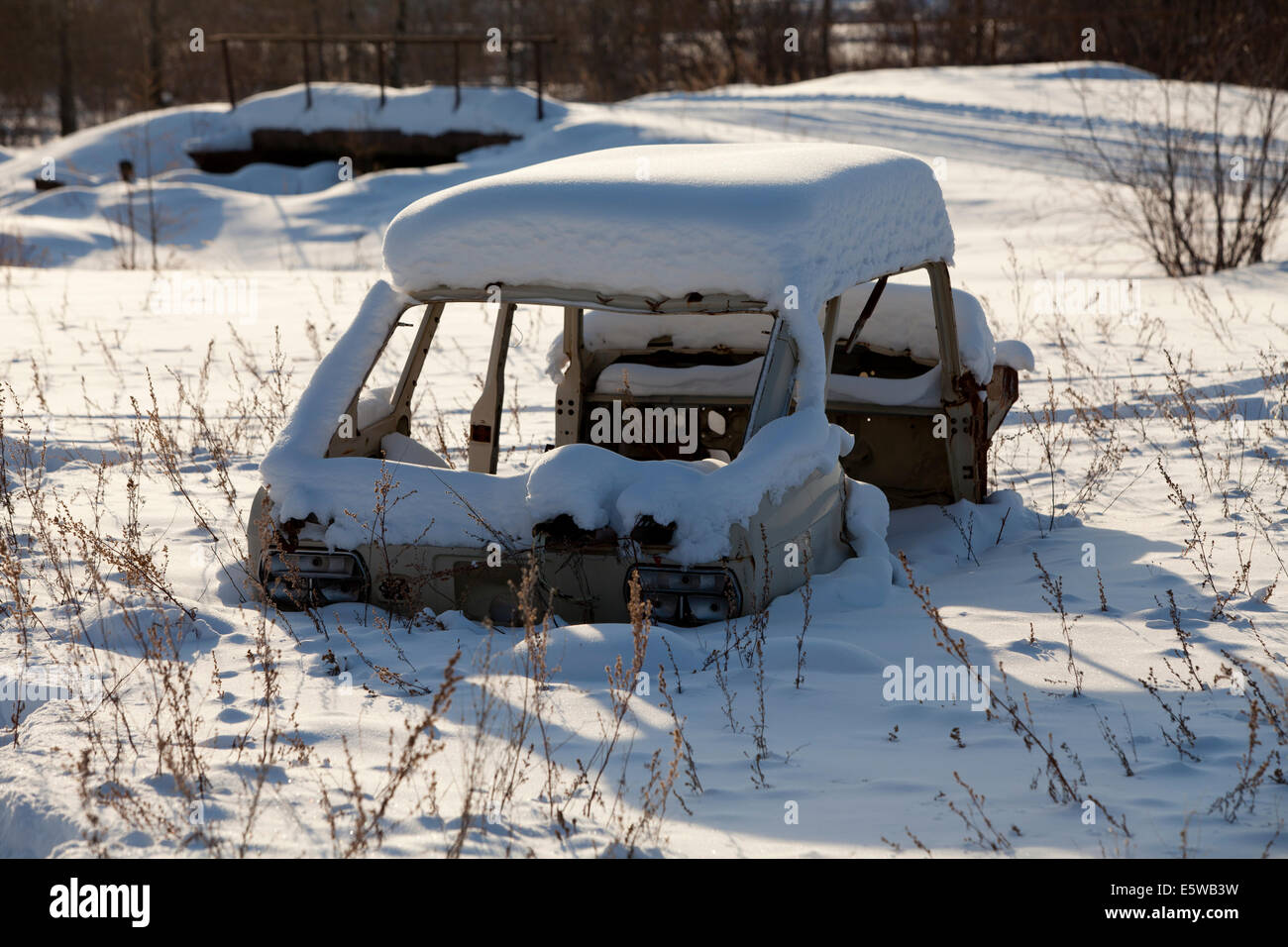 Car Snow Drift