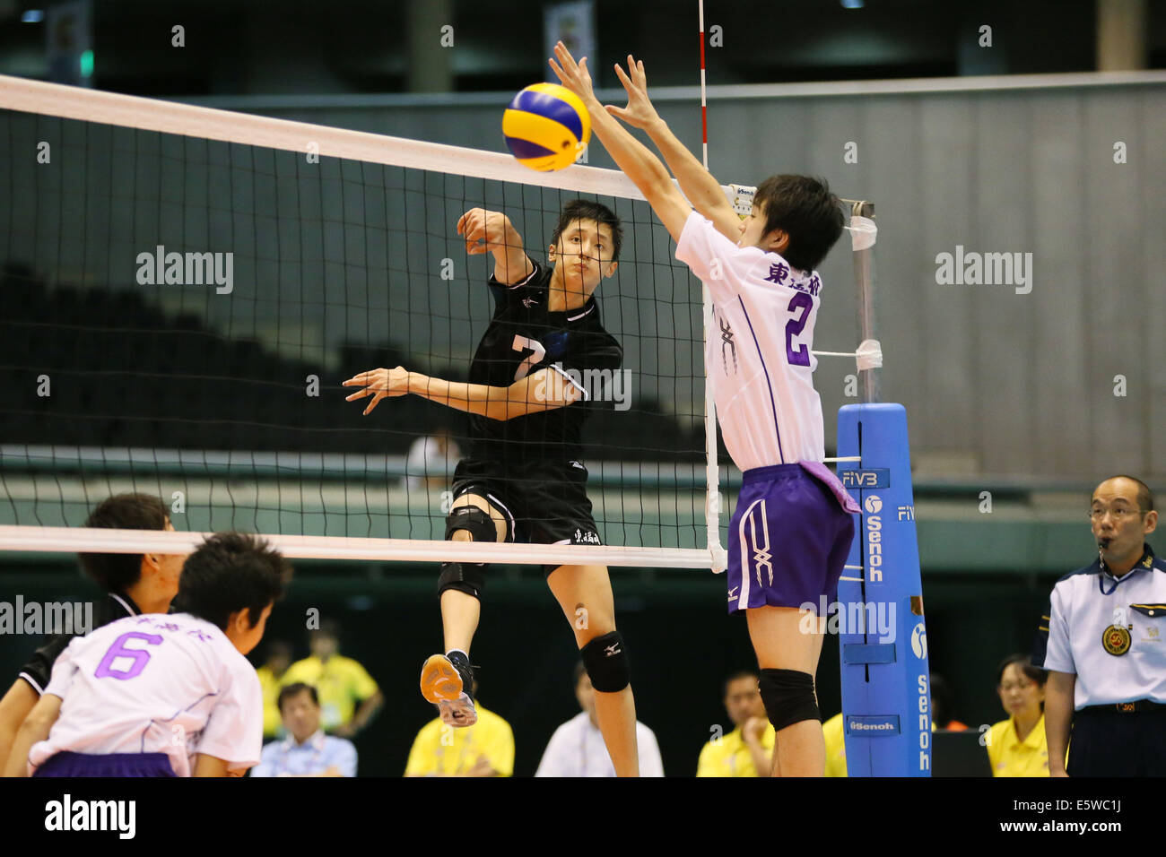 Tokyo Metropolitan Gymnasium, Tokyo, Japan. 6th Aug, 2014. Masaki Kaneko (Higashi Fukuoka ...