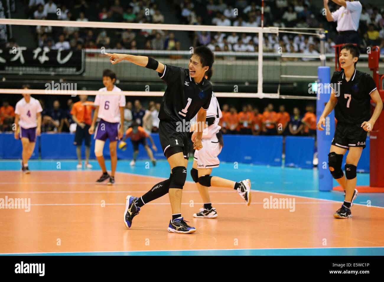 Tokyo Metropolitan Gymnasium, Tokyo, Japan. 6th Aug, 2014. Kentaro Mori (Higashi Fukuoka ...