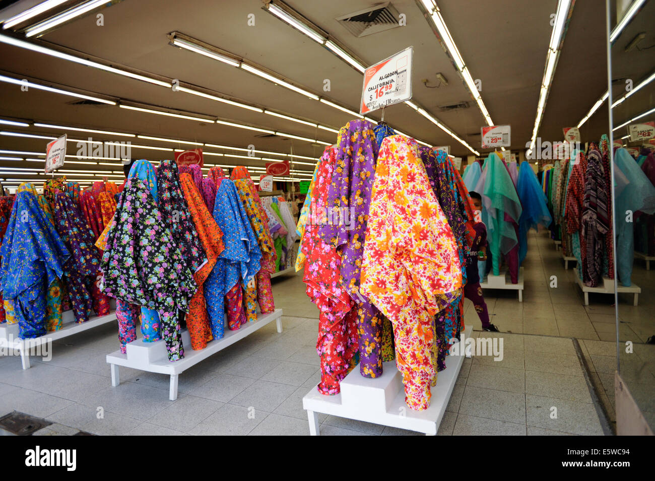 Fabric store in Acapulco, Mexico Stock Photo - Alamy