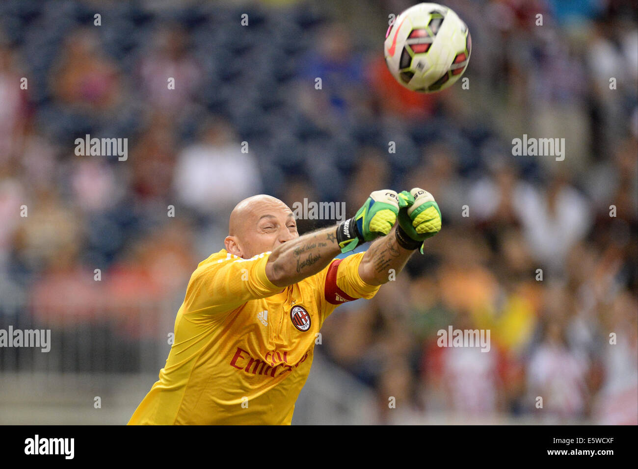 Ac milan goalkeeper christian abbiati hi-res stock photography and ...