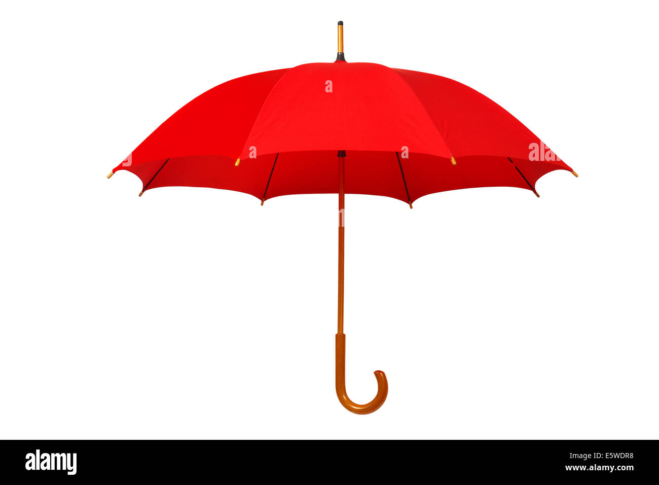 Open red umbrella Stock Photo - Alamy