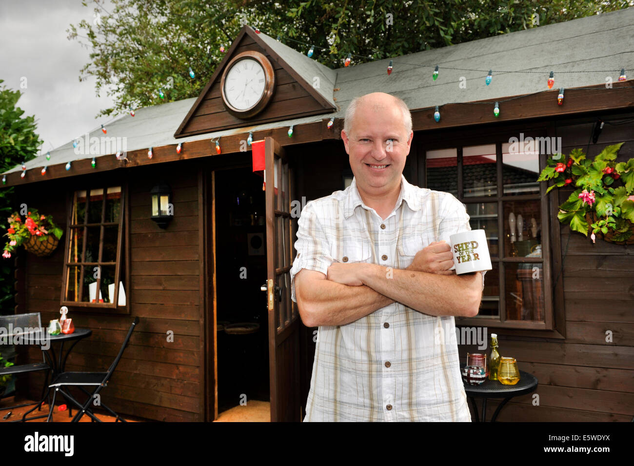 Shed of The Year competition Category Winner Mark Appleton with his ...