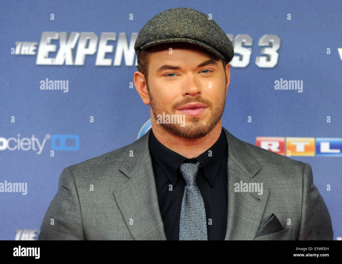 Cologne, Germany. 06th Aug, 2014. Actor Kellan Lutz arrives for the ...