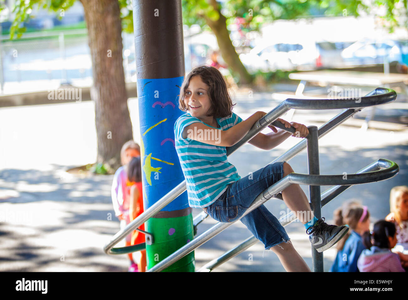 School and playground hi-res stock photography and images - Alamy