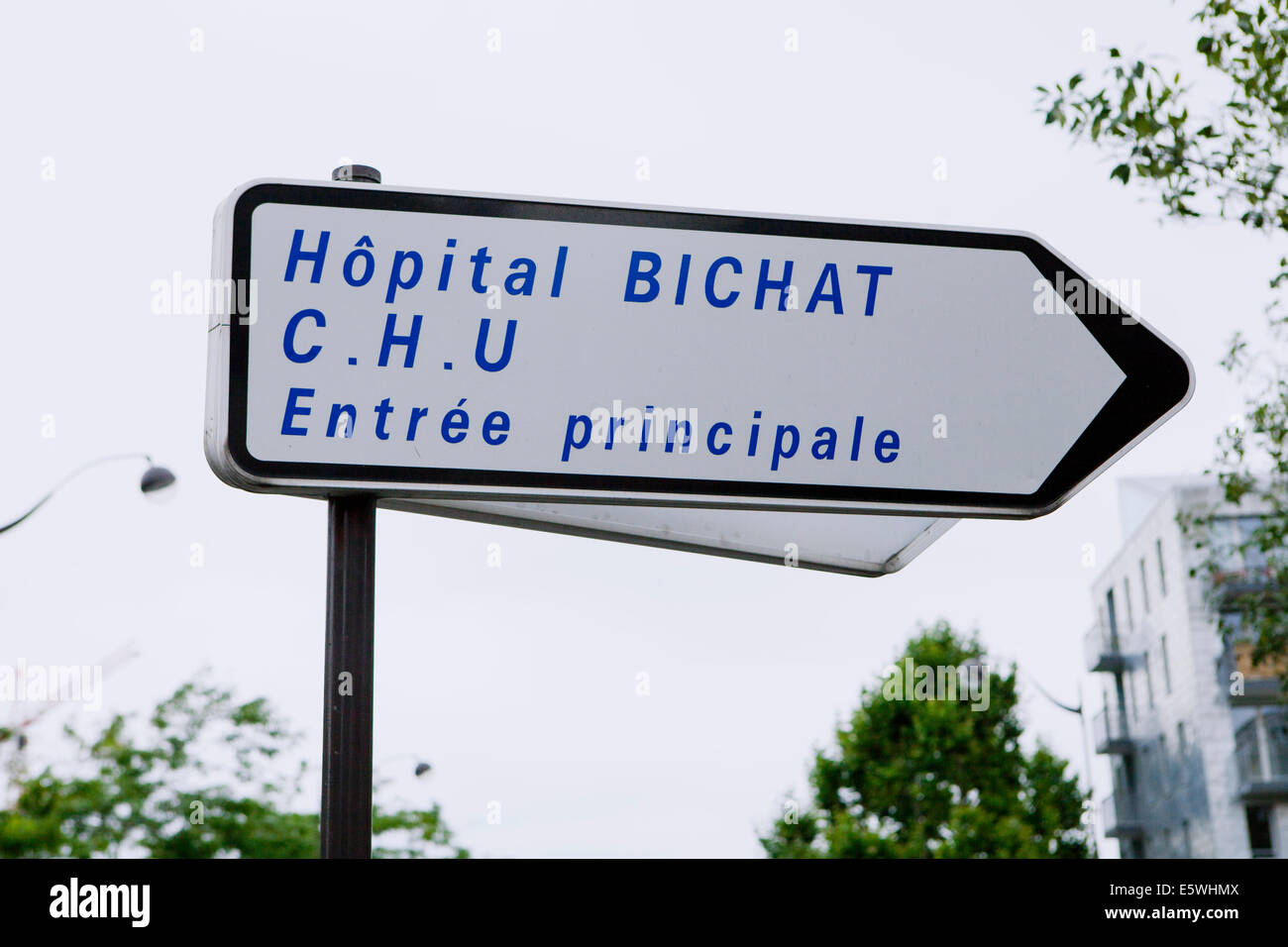 Bichat hospital, paris Stock Photo - Alamy